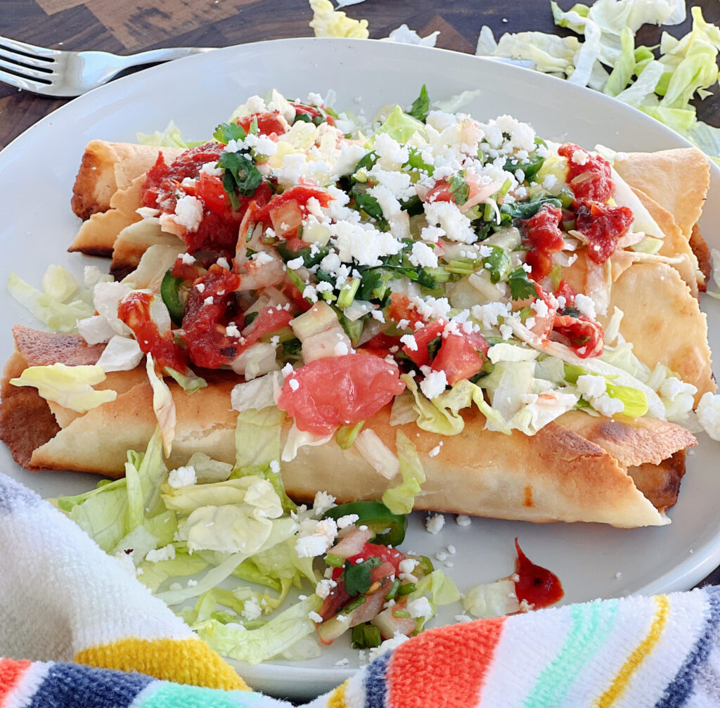 Flautas Mexicanas con Pollo Cremoso - The Healing Cookbook